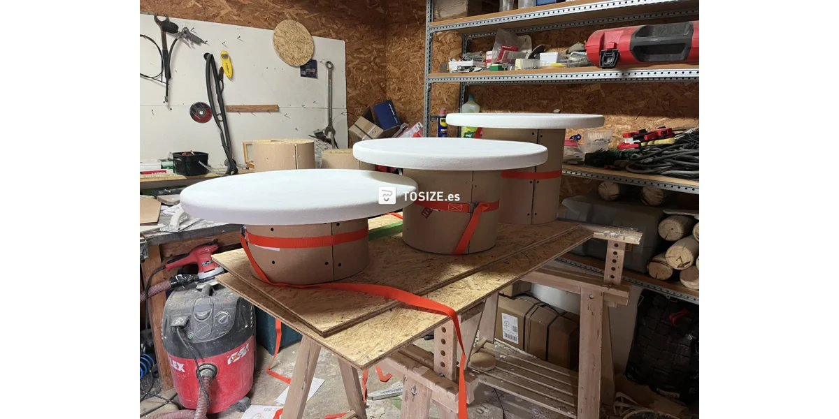 Mesas auxiliares y de café Mortex DIY de Steven | TOSIZE.es