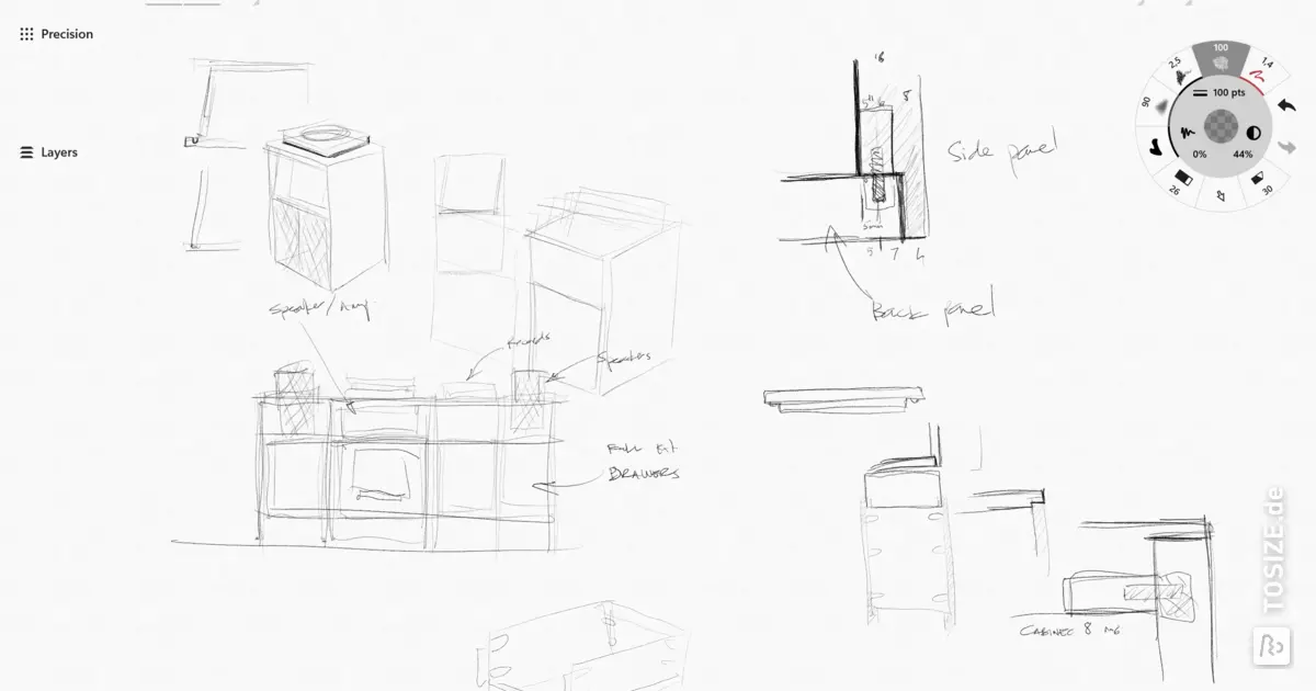 Individueller Plattenspieler Stand von Paolo | TOSIZE.de