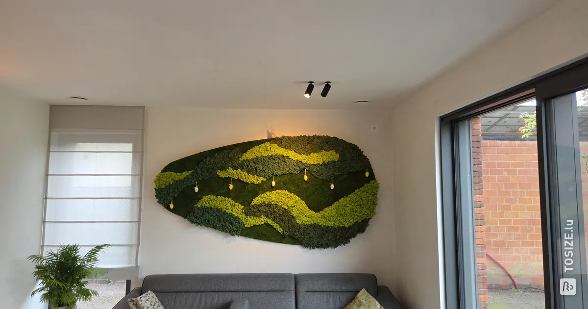 Einzigartige Mooswand zur Schallabsorption, von Tim | TOSIZE.lu