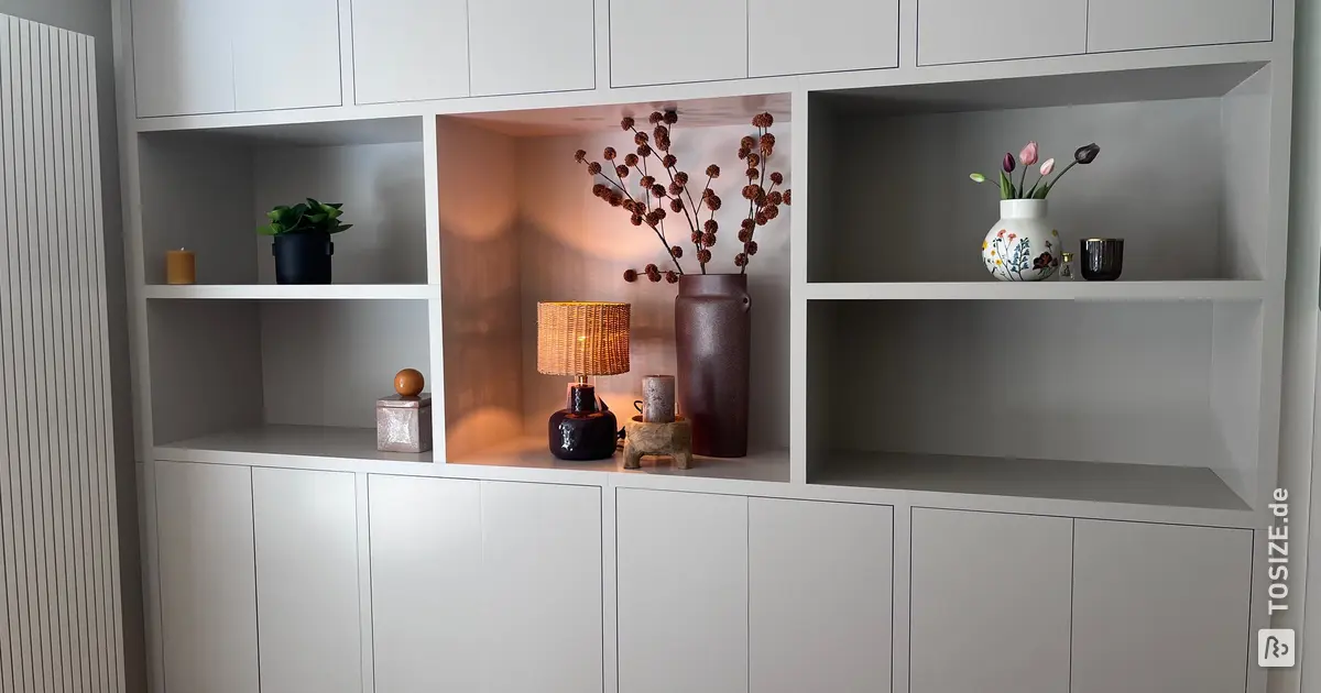 Maßgefertigtes Regal in der Farbe Farrow & Ball | TOSIZE.de