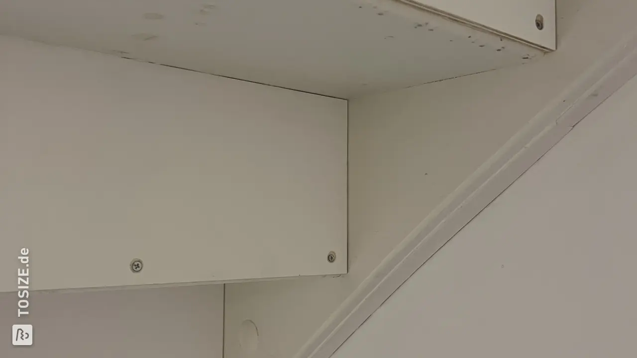 Schließen einer offenen Treppe mit Setzstufen | TOSIZE.de