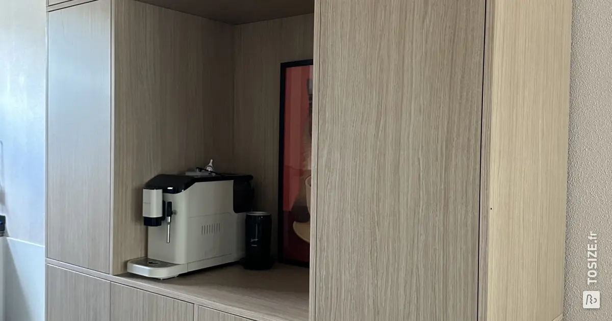 Meuble de cuisine avec coin café DIY | TOSIZE.fr