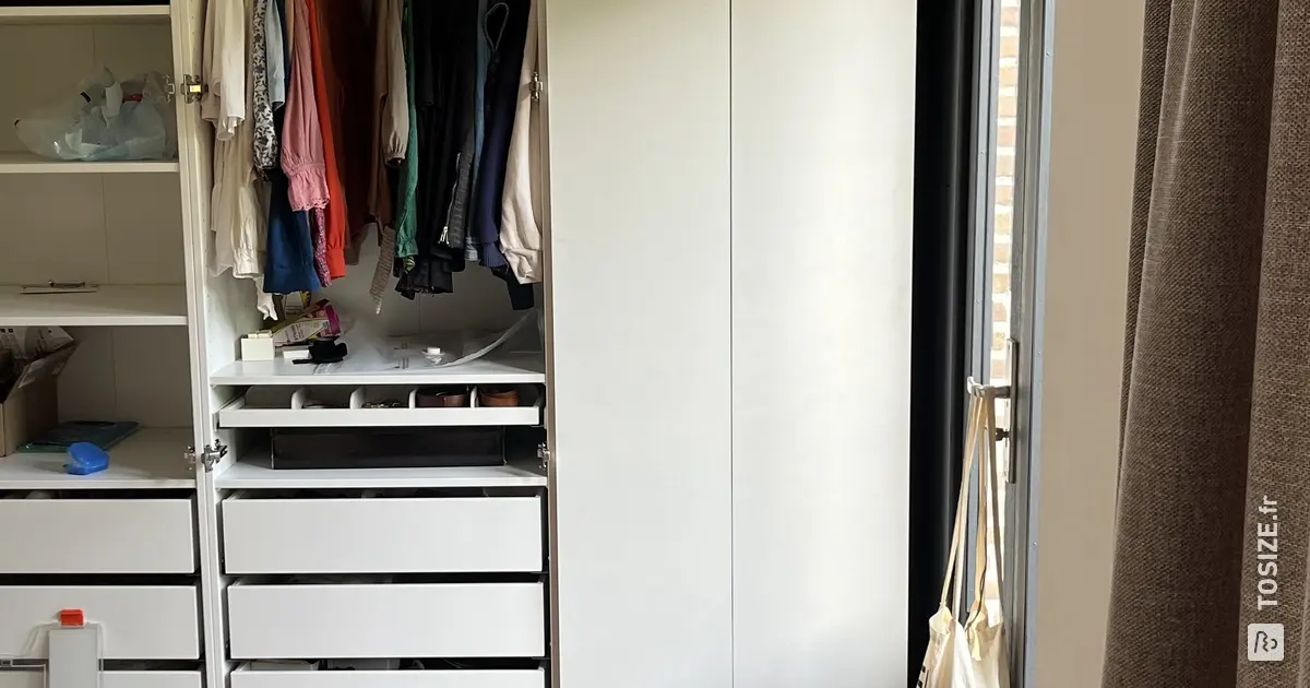 Armoire Pax sur mesure de 75 cm, par Henk | TOSIZE.fr