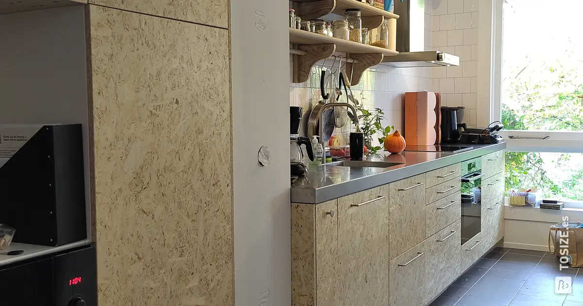 Hack de cocina Ikea con OSB, de Gijs | TOSIZE.es
