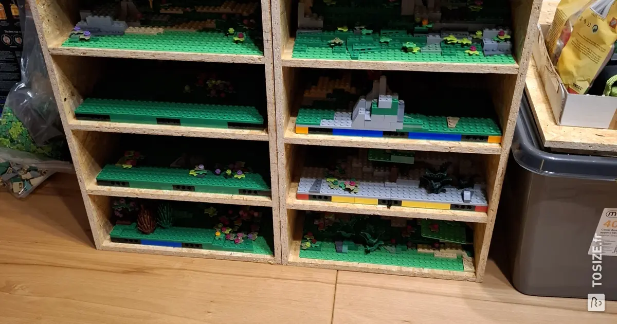 Boîte modulaire à monter soi-même pour collectionneurs de Lego | TOSIZE.fr