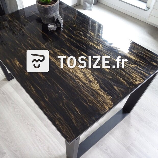 Tables à manger époxy avec une base en MDF | TOSIZE.fr