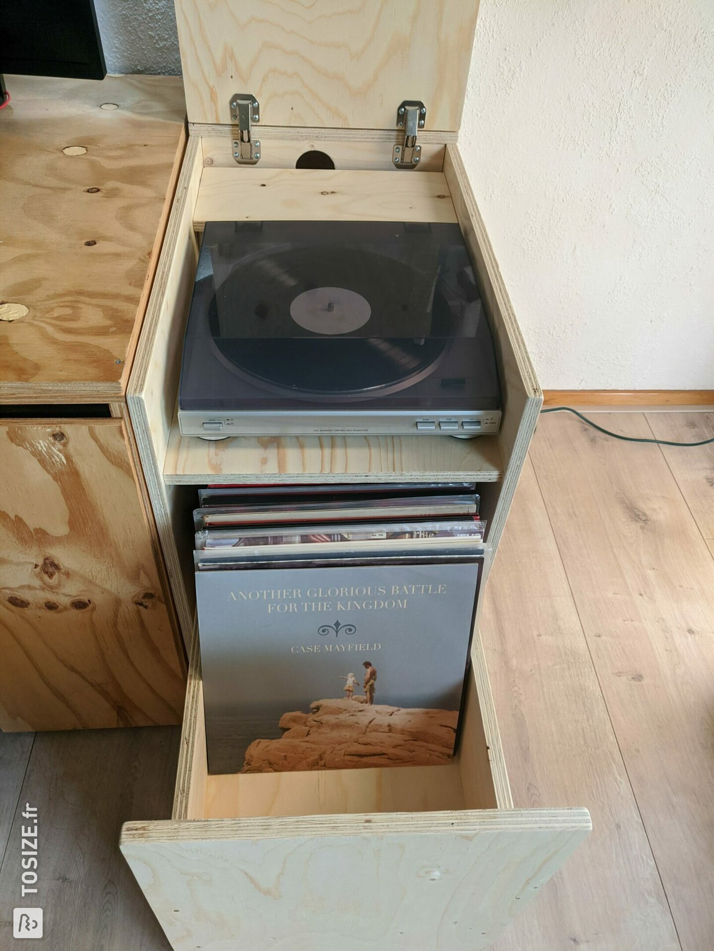 DIY: armoire à disques sur mesure - TOSIZE.fr