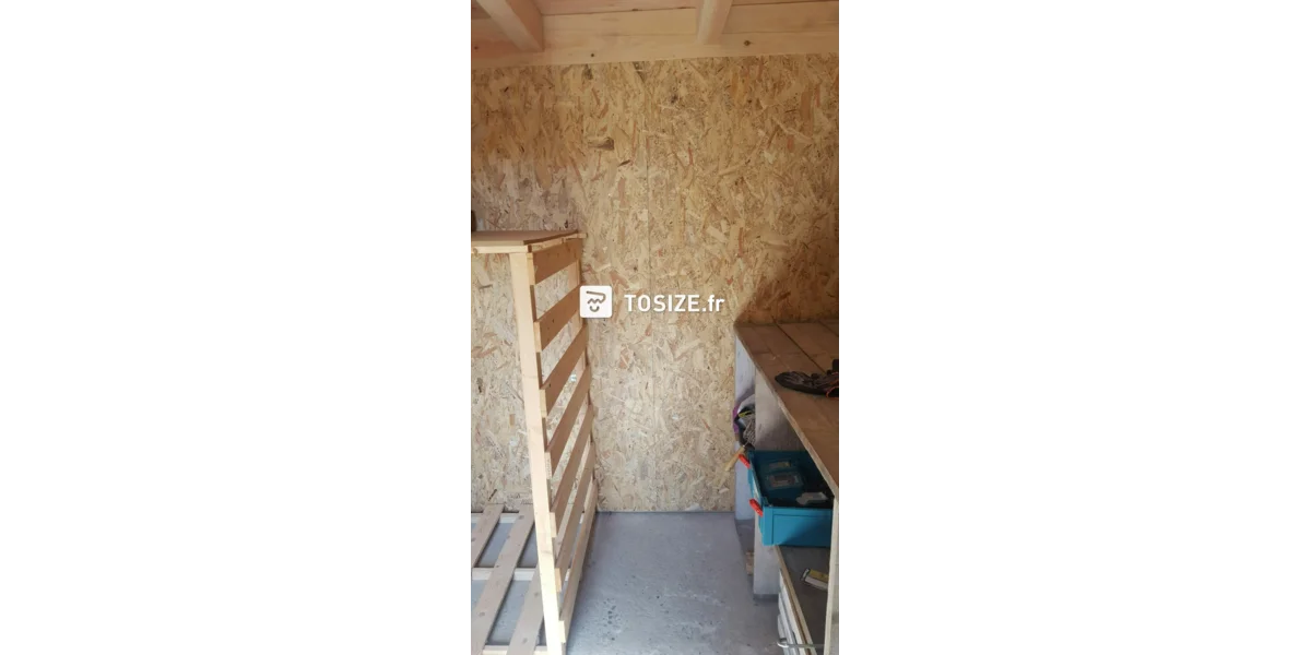 Couvrir tout le mur avec OSB | TOSIZE.fr