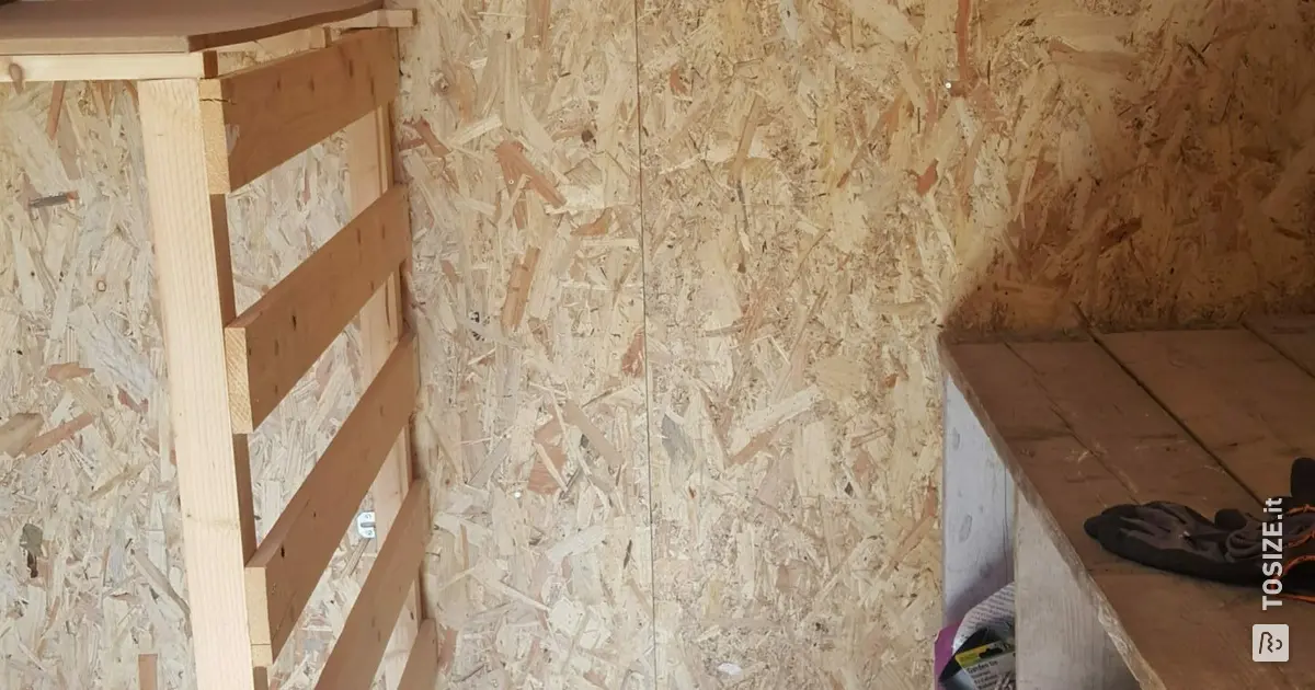 Copri l'intera parete con OSB | TOSIZE.it
