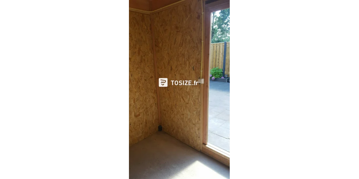Couvrir tout le mur avec OSB | TOSIZE.fr