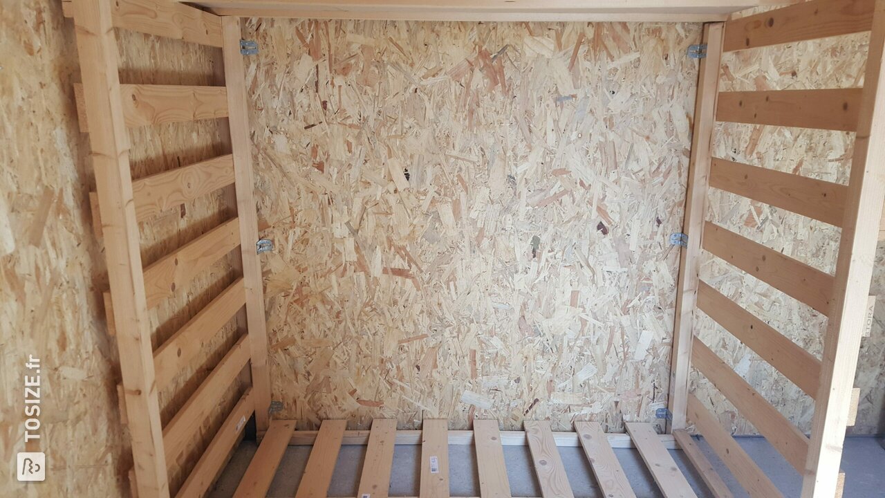 Couvrir tout le mur avec OSB - TOSIZE.fr