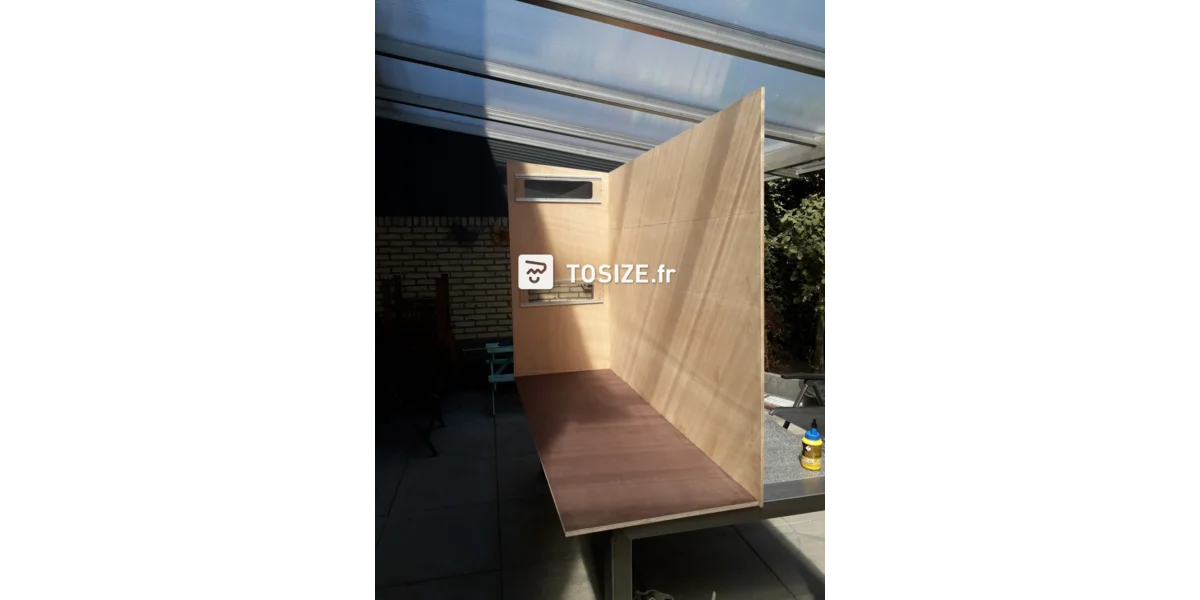 Clapier à lapin fait maison abordable avec deux couches | TOSIZE.fr