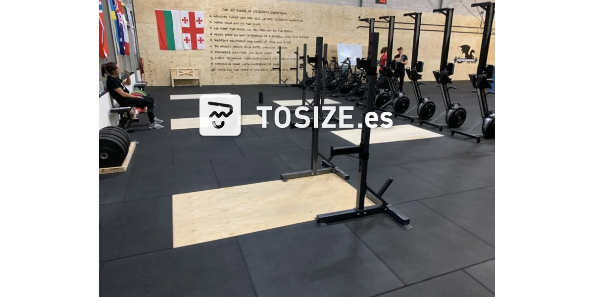 Plataformas olímpicas de levantamiento de pesas de base | TOSIZE.es