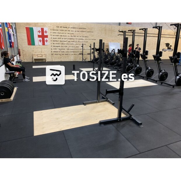 Plataformas olímpicas de levantamiento de pesas de base | TOSIZE.es