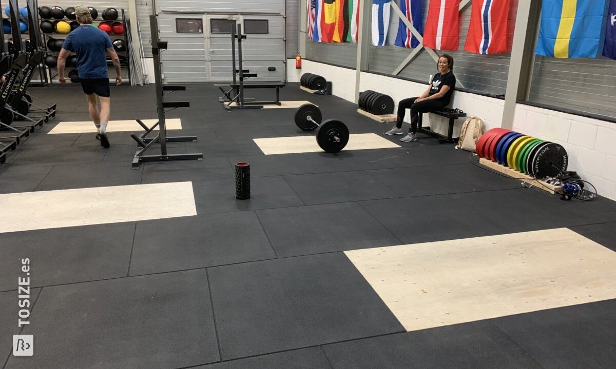 Plataformas olímpicas de levantamiento de pesas de base - TOSIZE.es