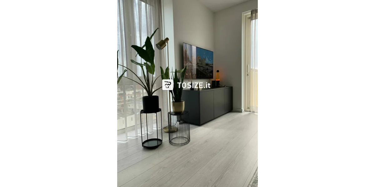 Credenza moderna per TV realizzata in MDF grezzo, di Koen | TOSIZE.it