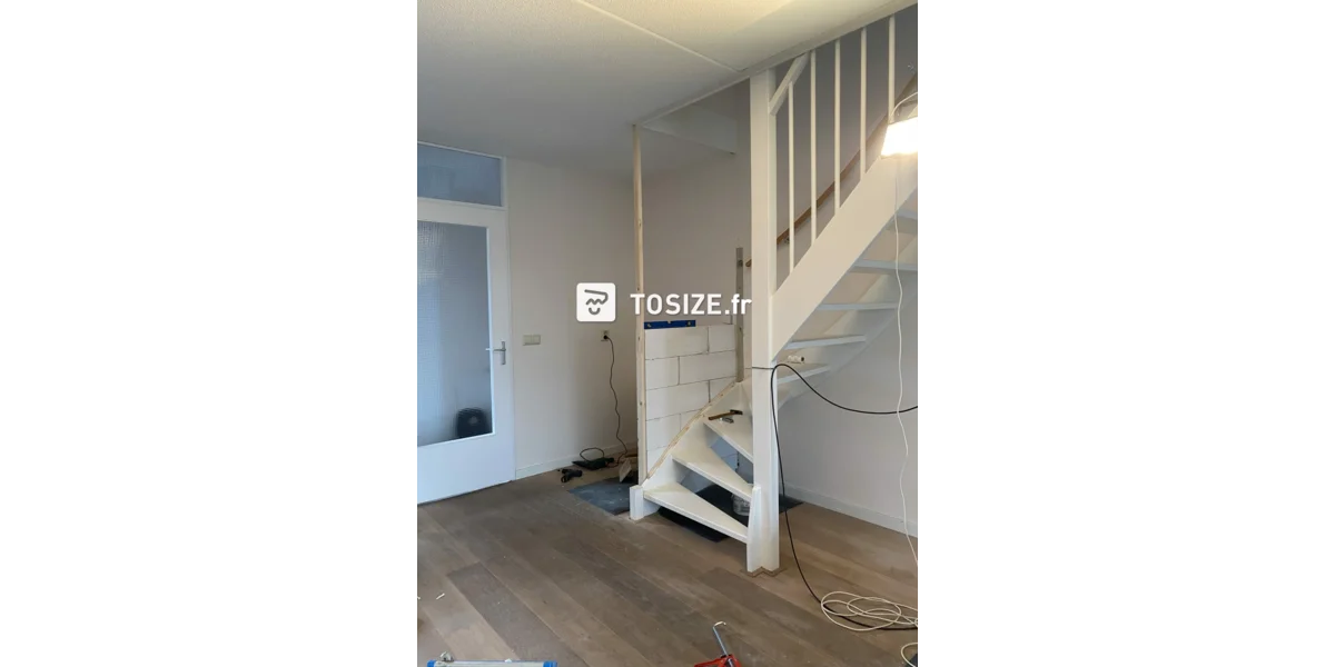 Buffet avec bar à expresso en chêne massif | TOSIZE.fr