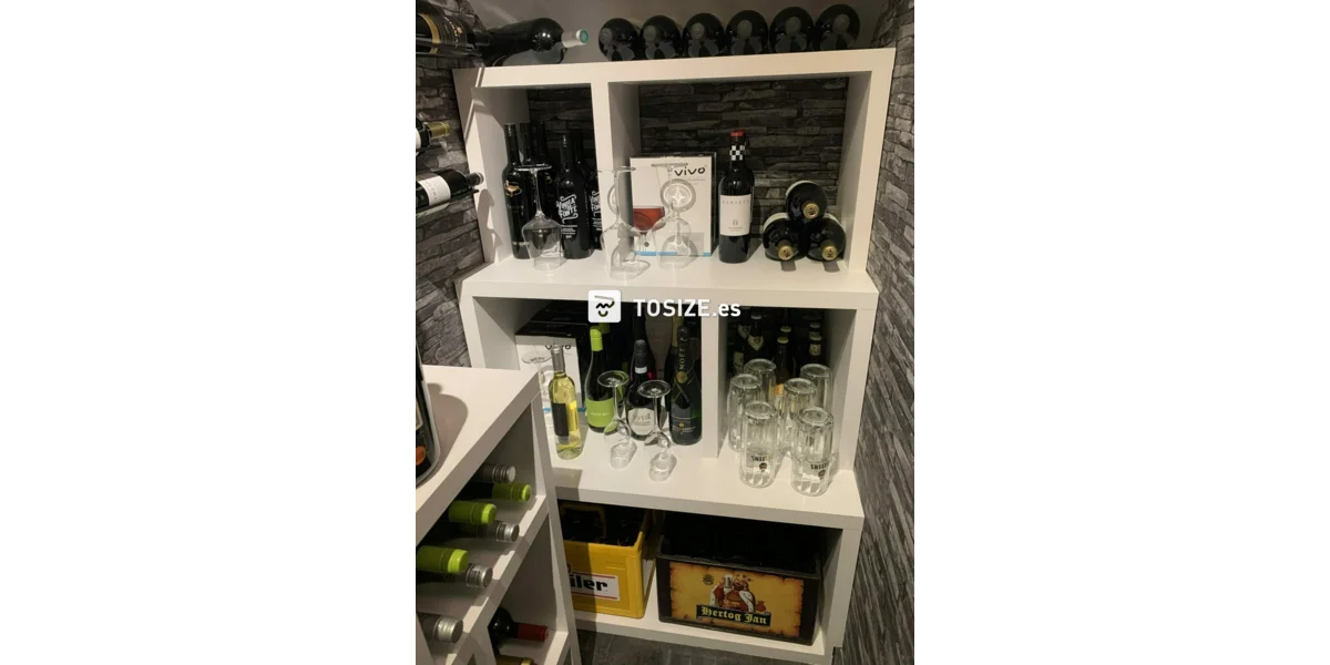 Bodega de bricolaje, gabinetes abiertos de MDF, por Harold | TOSIZE.es