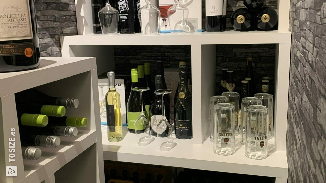 Bodega de bricolaje, gabinetes abiertos de MDF, por Harold - TOSIZE.es