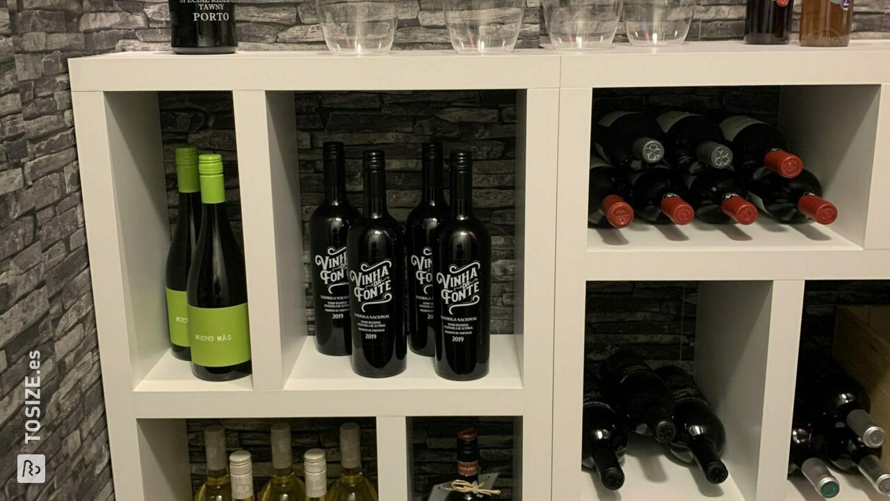 Bodega de bricolaje, gabinetes abiertos de MDF, por Harold - TOSIZE.es