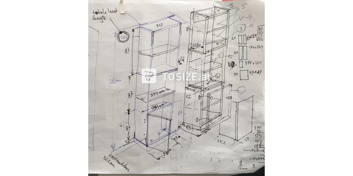Badezimmerschrank, vom Boden bis zur Decke, von Martijn | TOSIZE.at