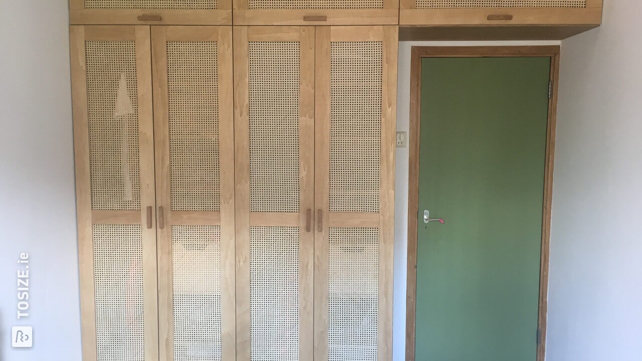 Bohemian style wardrobe wall cabinet made of poplar plywood, by Sanne ...