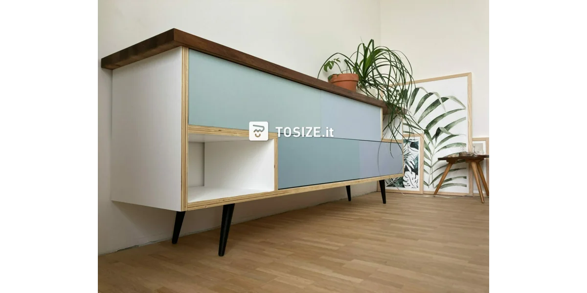 Elegante mobile da camera fai-da-te realizzato in compensato | TOSIZE.it