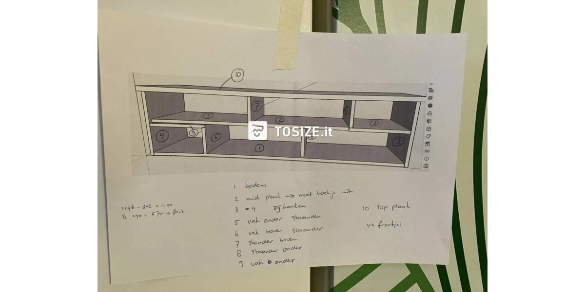 Elegante mobile da camera fai-da-te realizzato in compensato | TOSIZE.it