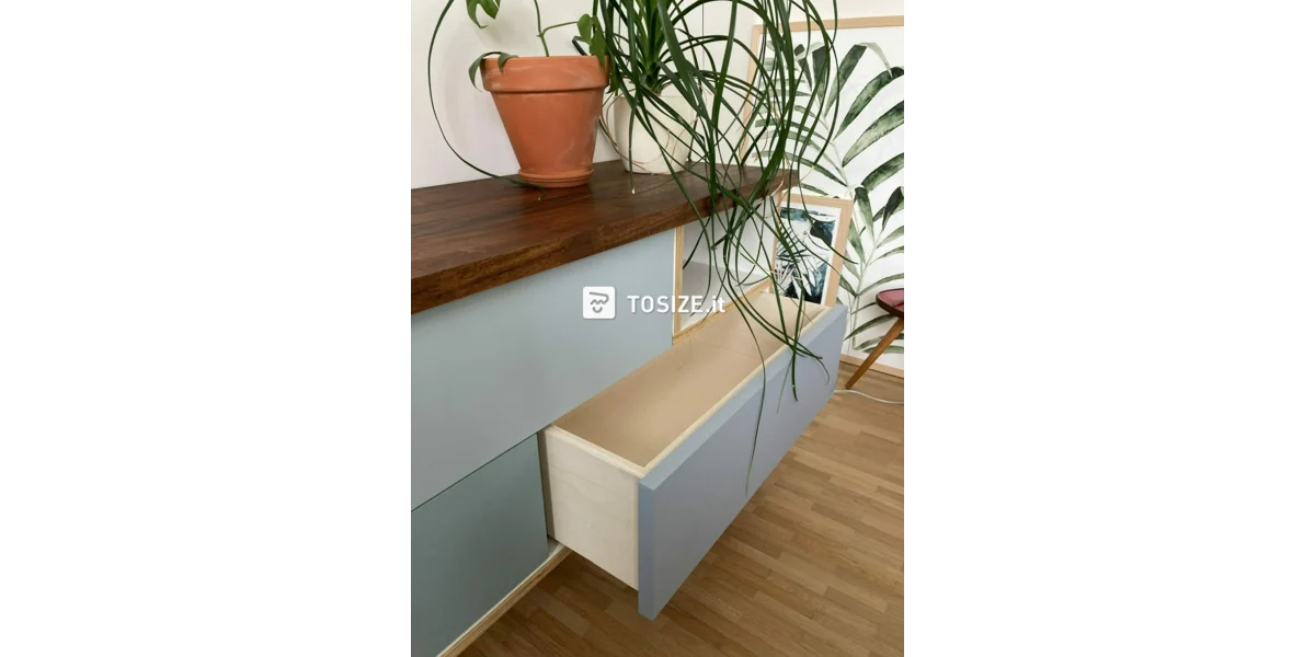 Elegante mobile da camera fai-da-te realizzato in compensato | TOSIZE.it