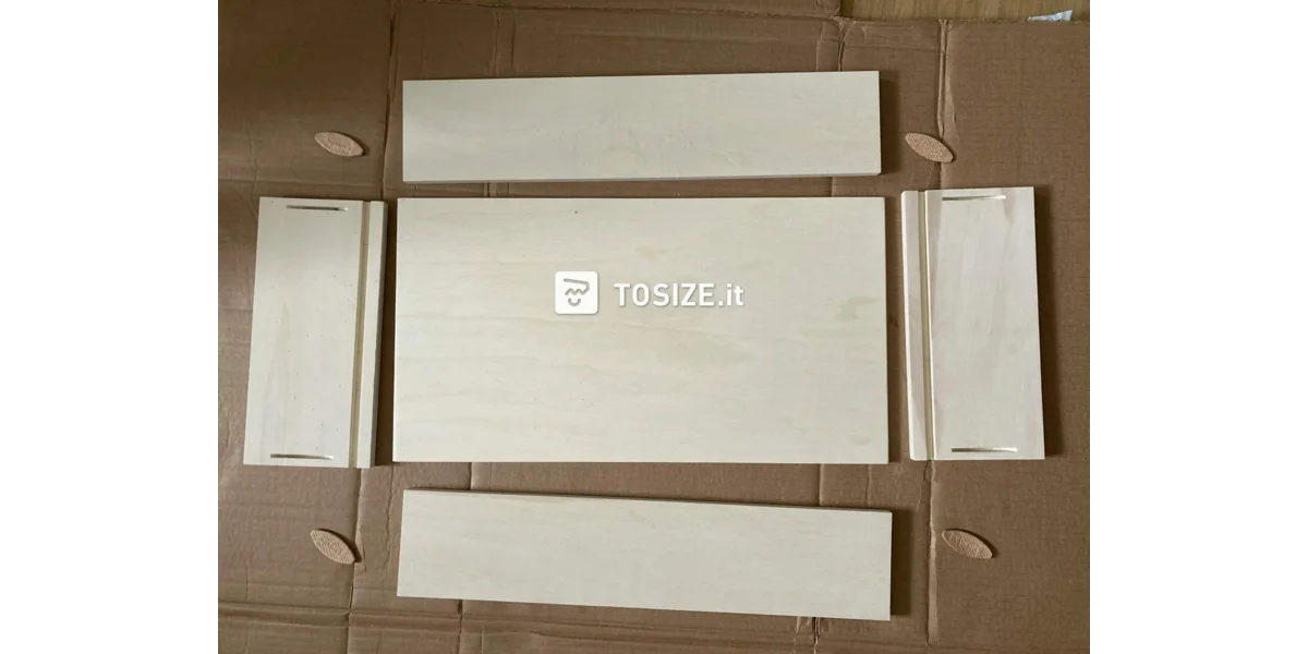 Elegante mobile da camera fai-da-te realizzato in compensato | TOSIZE.it