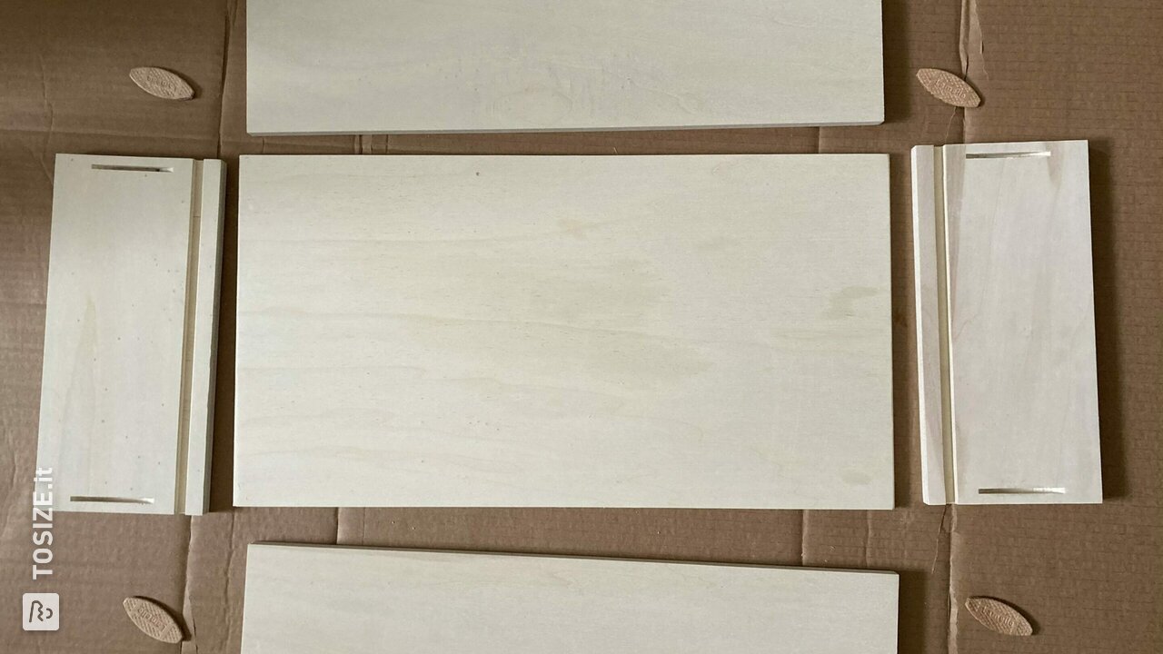 Elegante mobile da camera fai-da-te realizzato in compensato - TOSIZE.it