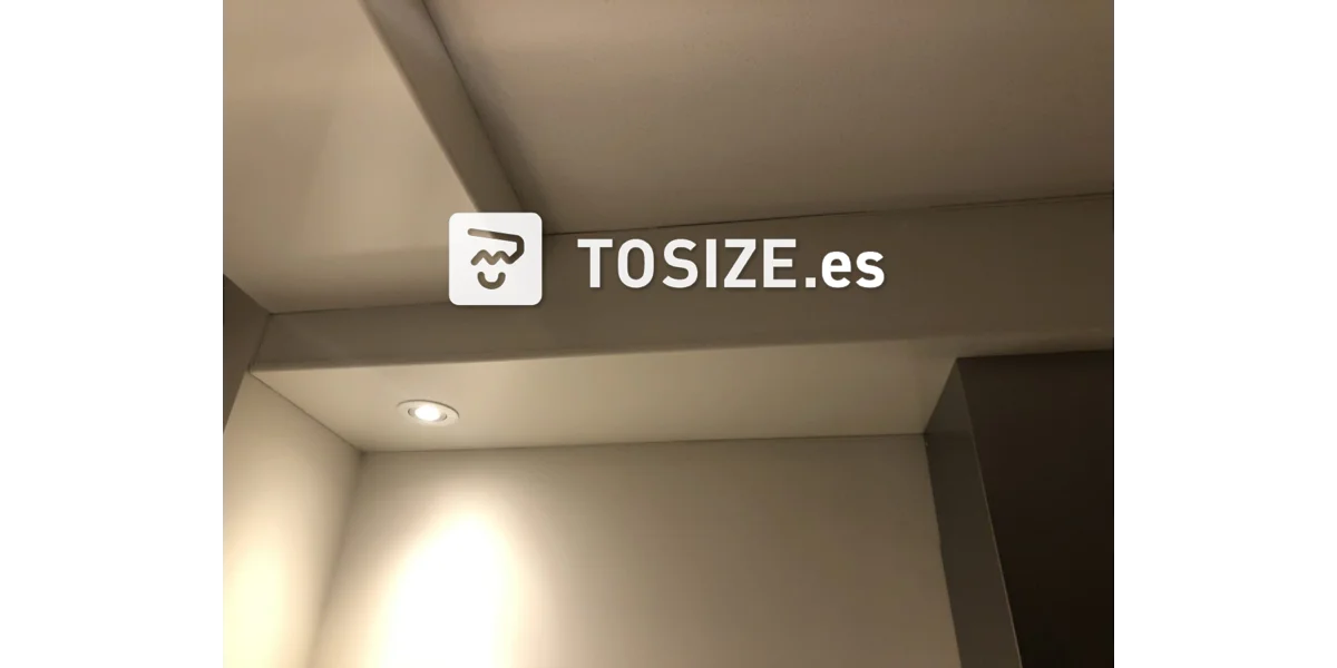 Techo acabado con cala de MDF | TOSIZE.es