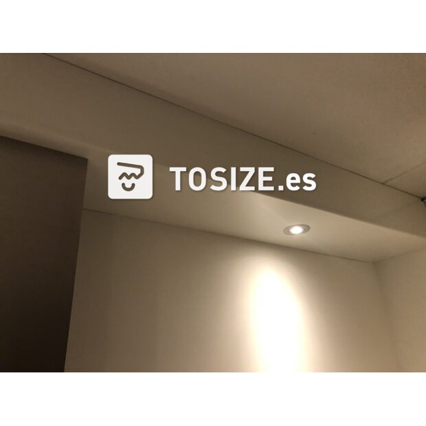 Techo acabado con cala de MDF | TOSIZE.es