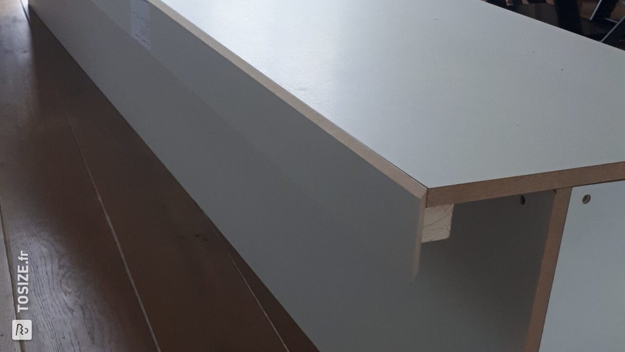 Banc de table à manger en MDF Laque de près de 3 mètres! - TOSIZE.fr
