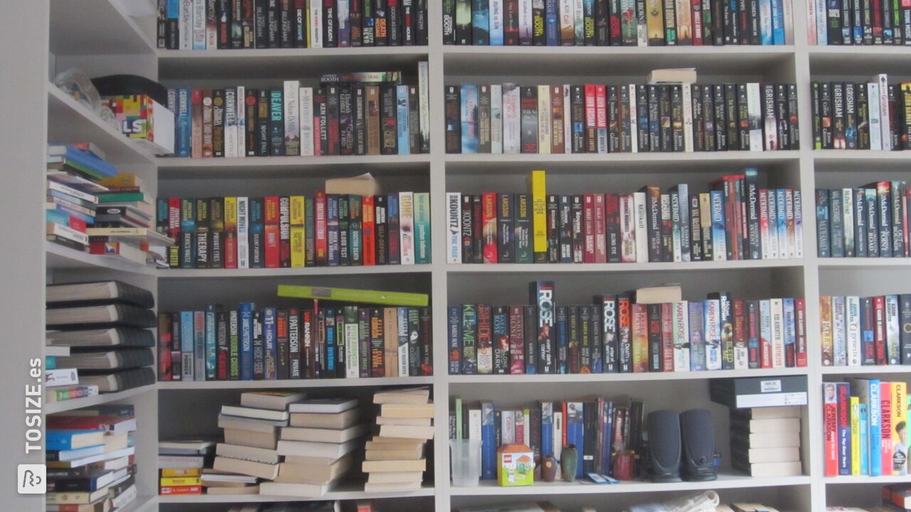 Librería para el estudio con muchos libros! Por Jac - TOSIZE.es