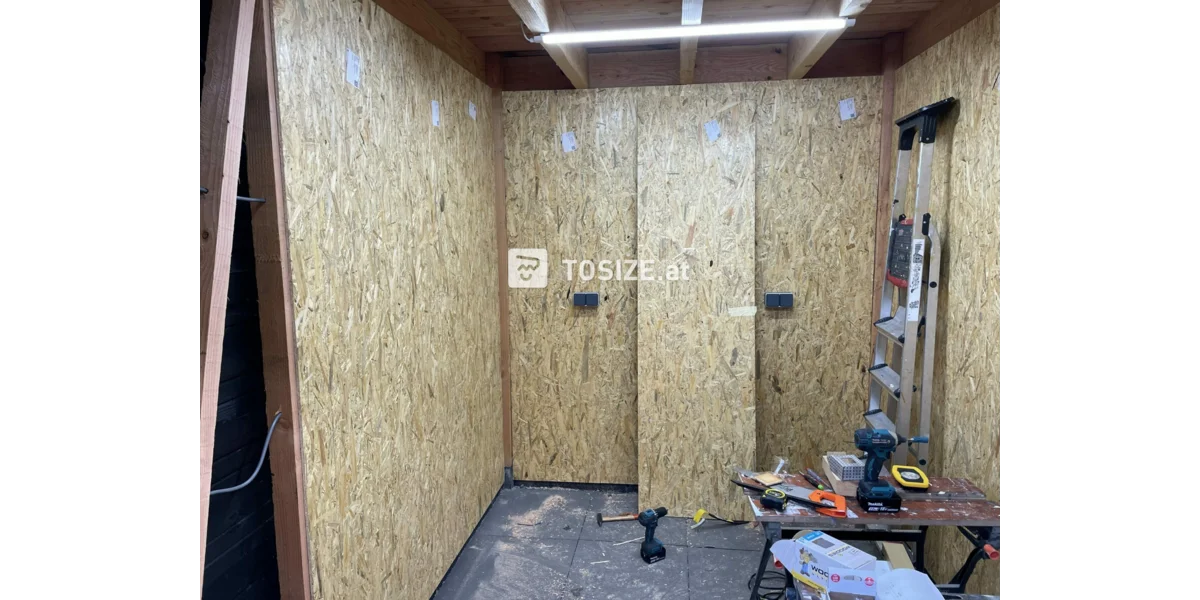 Mit OSB ausgekleideter Schuppen von Manolito | TOSIZE.at