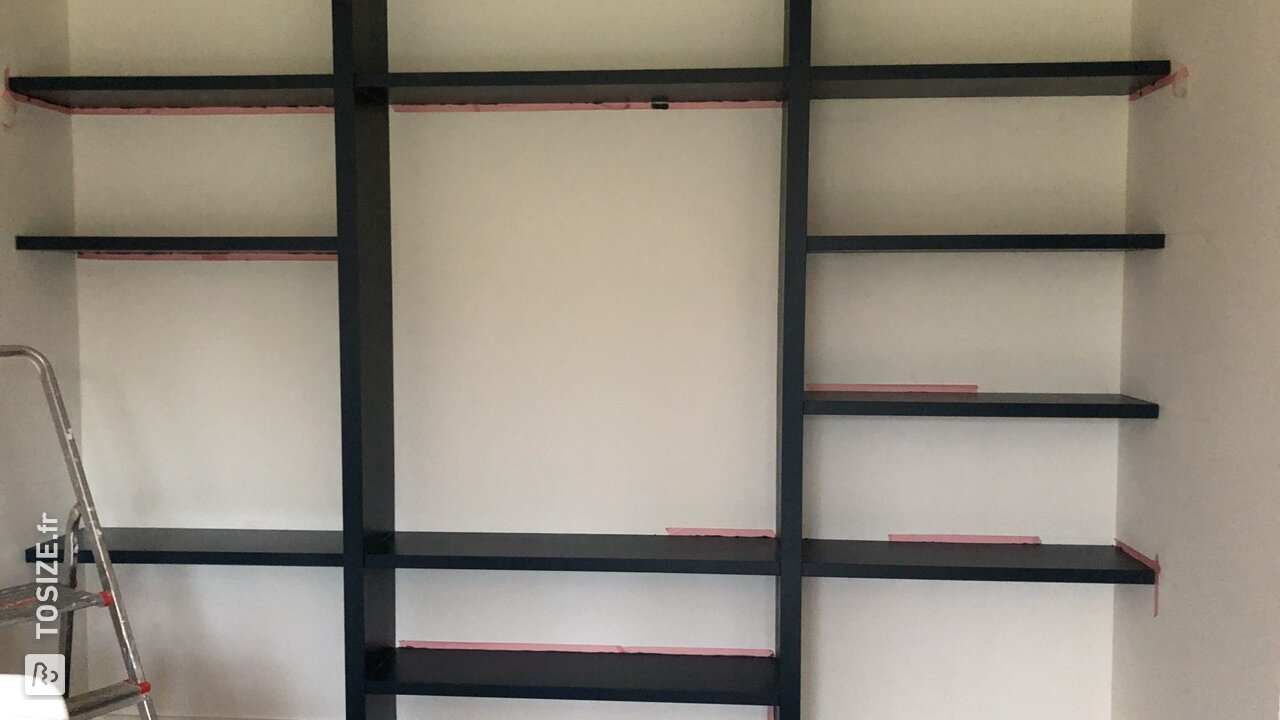 Armoire murale ouverte en MDF Blank, par Saskia - TOSIZE.fr