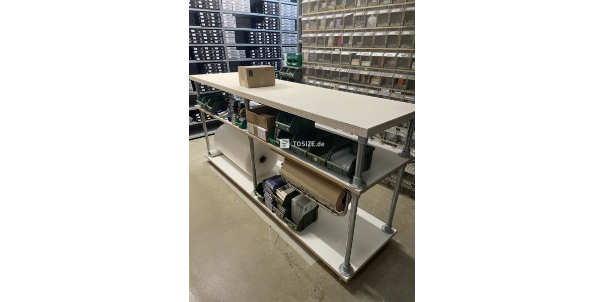 Bauen Sie selbst einen stabilen Packtisch nach Maß | TOSIZE.de