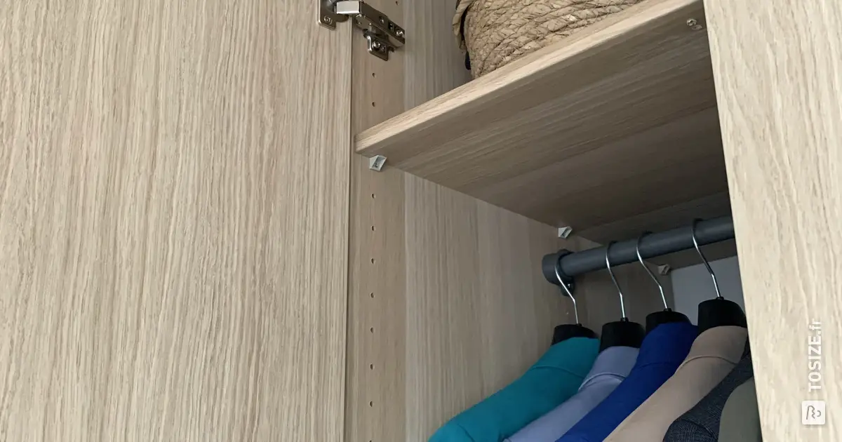 DIY : Portes sur mesure pour armoire encastrée PAX par Jan | TOSIZE.fr