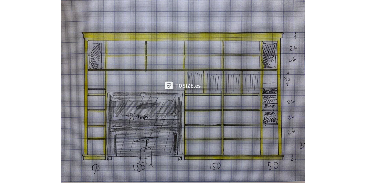 DIY: Librería casera con piano | TOSIZE.es