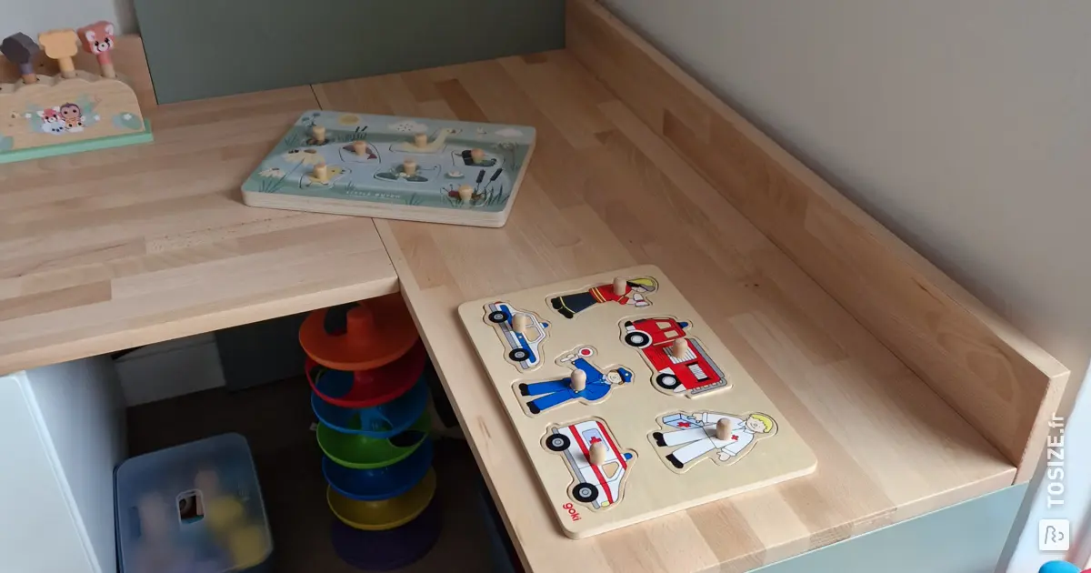 DIY : Coin de jeux pour enfants avec panneaux en hêtre | TOSIZE.fr