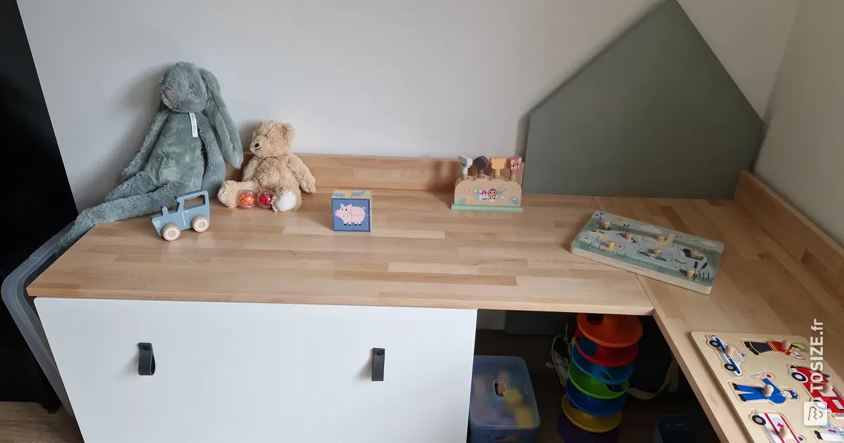 DIY : Coin de jeux pour enfants avec panneaux en hêtre | TOSIZE.fr