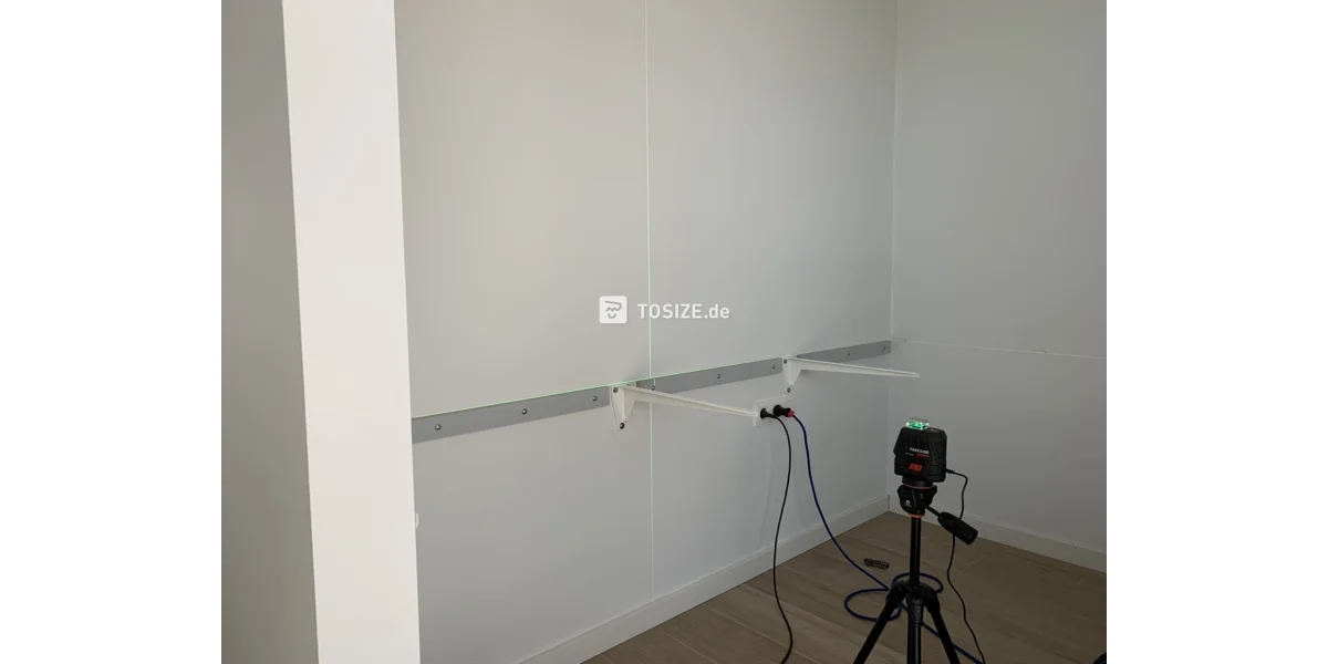 Schwebender Schreibtisch mit HPL - Stijn | TOSIZE.de