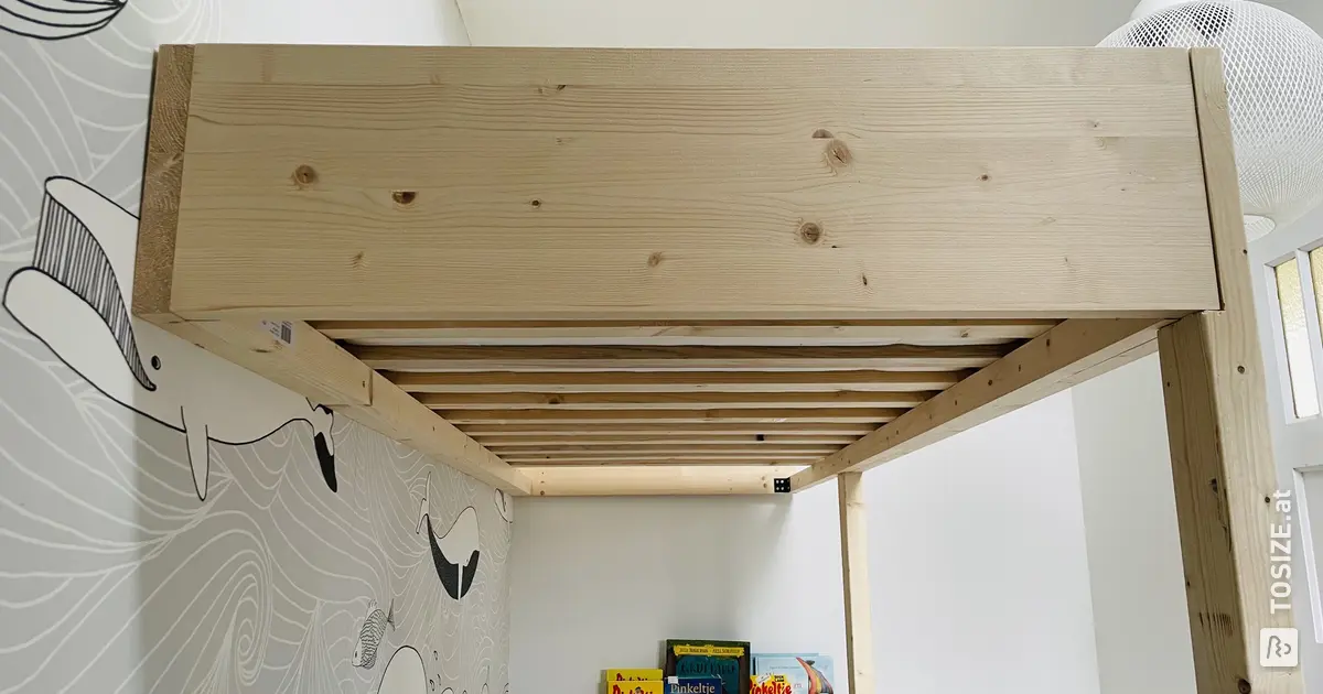 Bauen Sie Ihr eigenes Hochbett aus individueller Kiefernholzvertäfelung ...