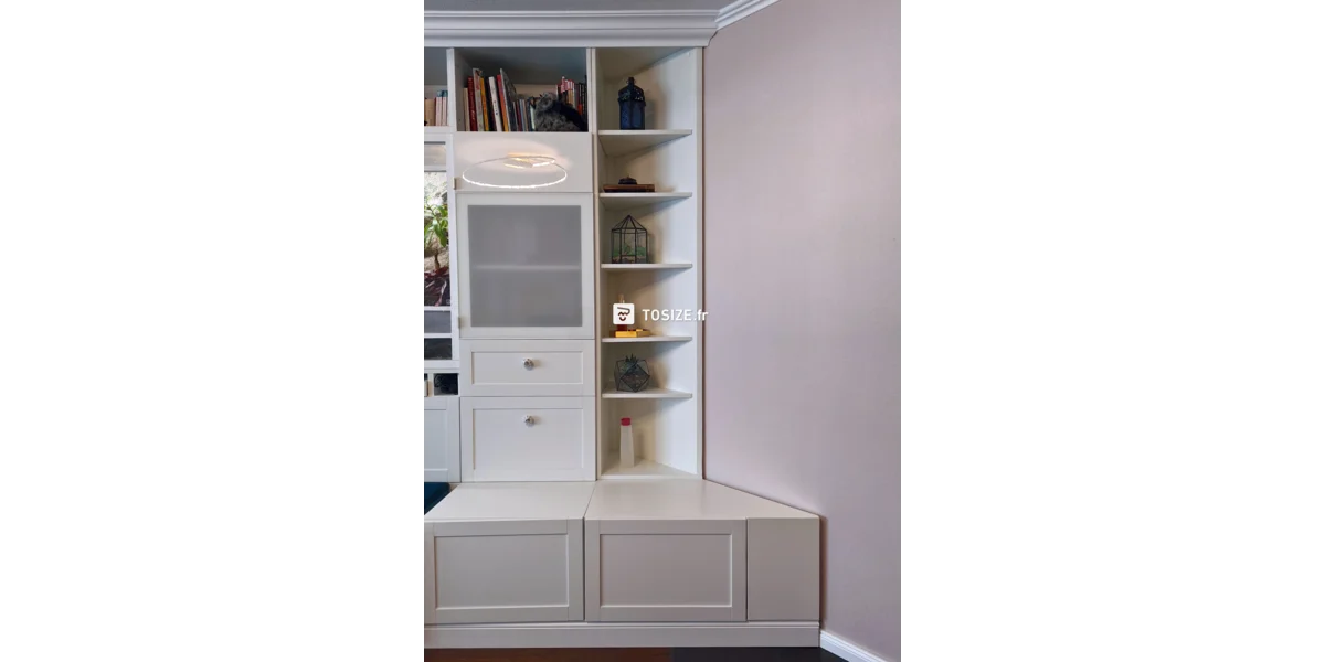 Placard IKEA personnalisé : projet de bricolage pour utiliser les coins ...