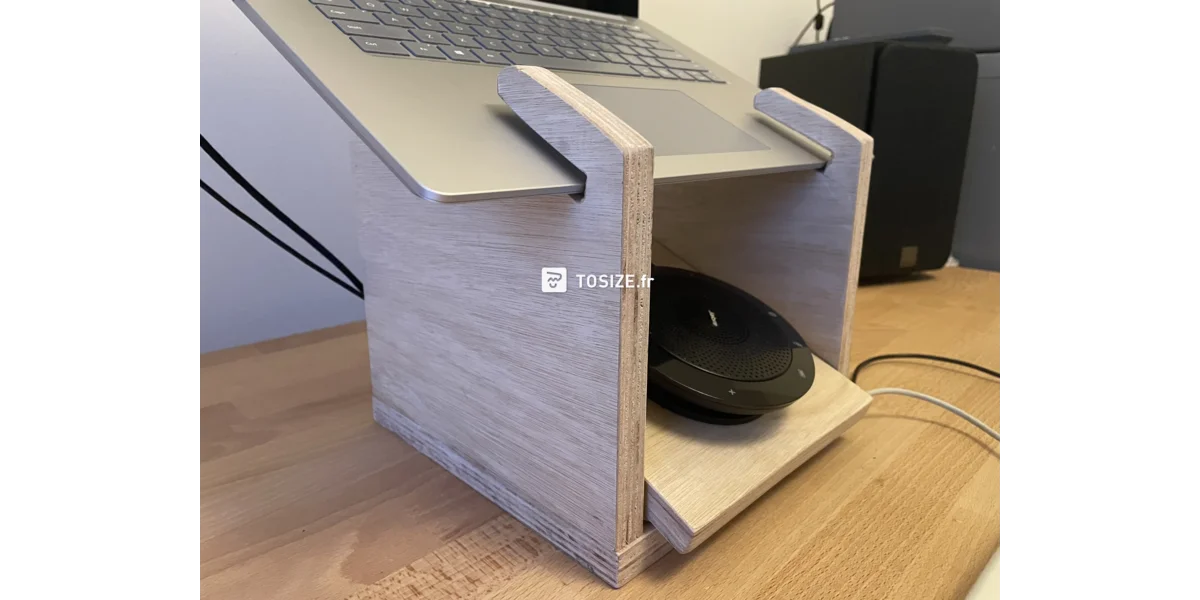 DIY Plywood Laptop Stand in Workroom - Bob | TOSIZE.fr
