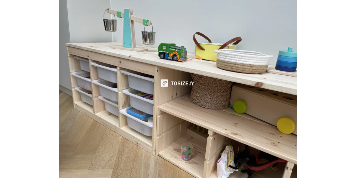 Aménager un coin jeu dans le salon : Bureau enfant DIY By Maarten ...