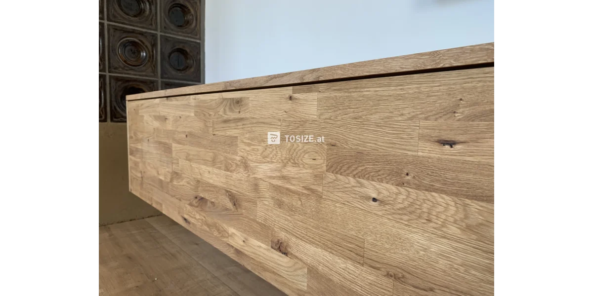 Rustieke eiken tv-lowboard op maat gemaakt | TOSIZE.at