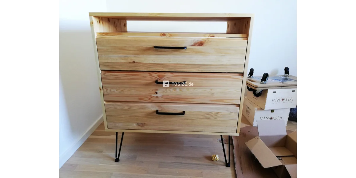 DIY Wickelkommode aus Fichtenholz | TOSIZE.de