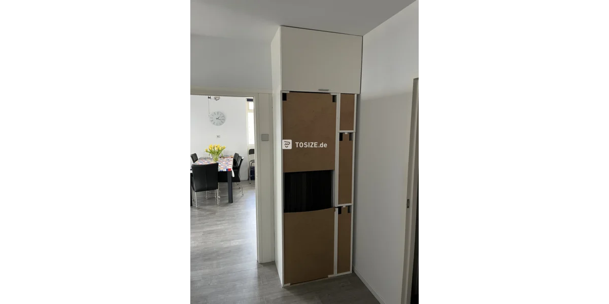 Ein Kühlschrankumbau und Einbauschrank aus MDF Ground | TOSIZE.de